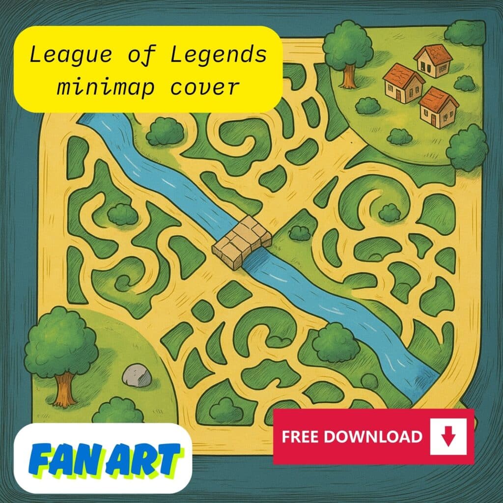 League of Legends Minimap Covers – Free Fanart Overlay Pack (Cartoon ...
