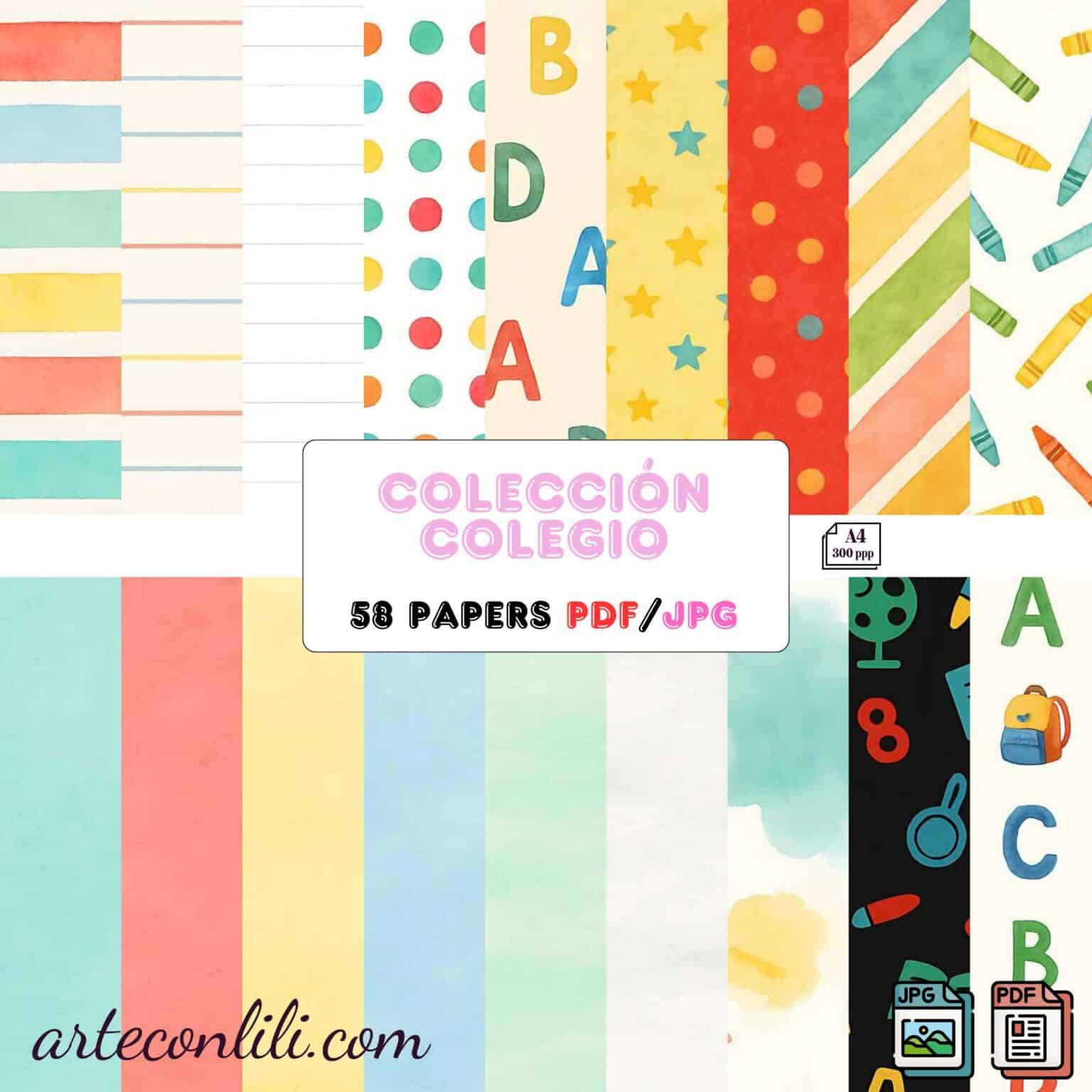 Printable Scrapbook Paper | Instant Download USA