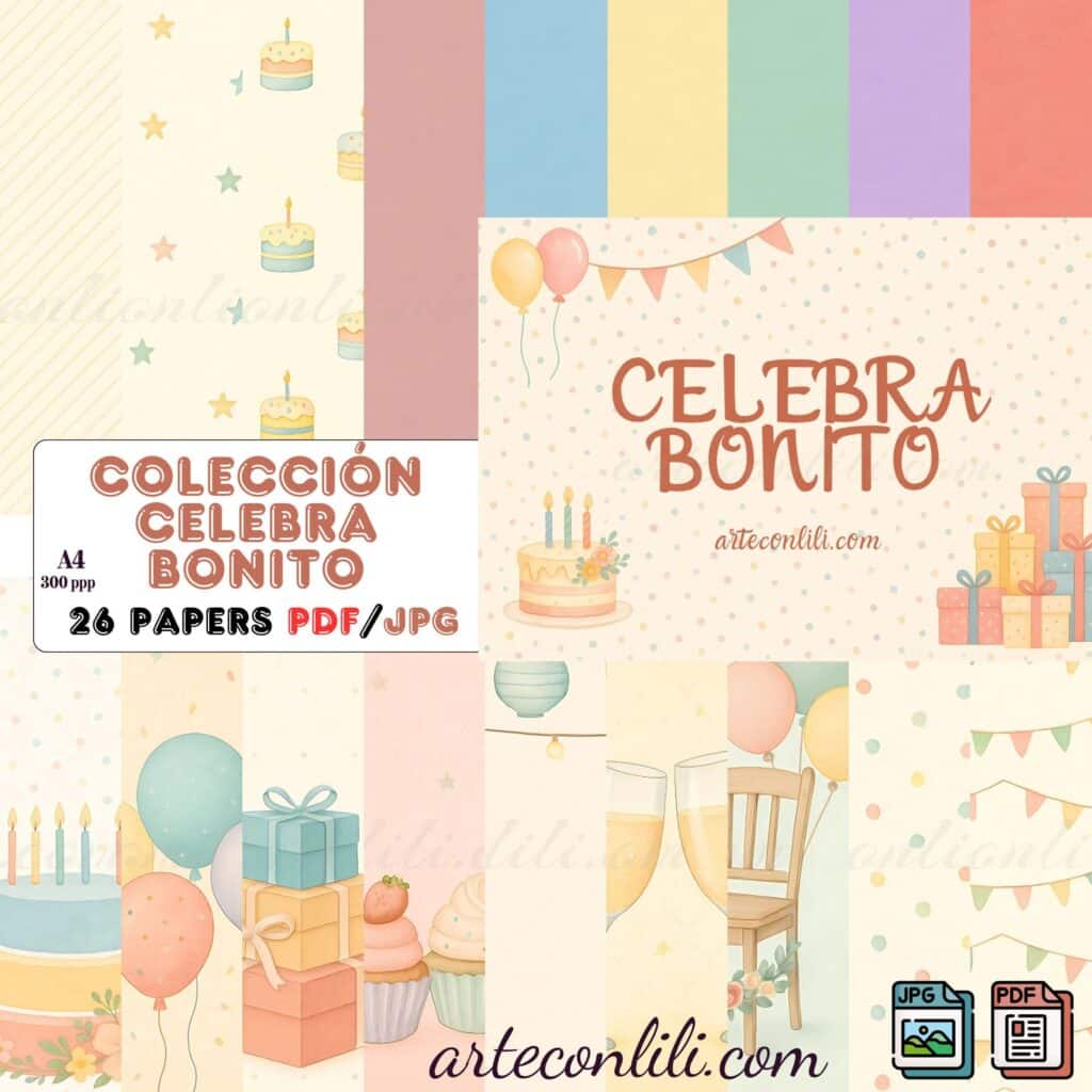 Printable Scrapbook Paper | Instant Download USA
