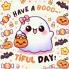 Celebrate Halloween with Kawaii Greeting Cards: Send Sweet Wishes with ...